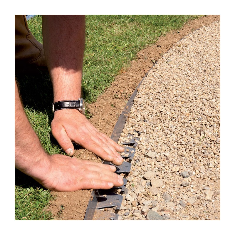 Séparation en PVC pour allées et parterres bordure Tcourb - Barrière ...